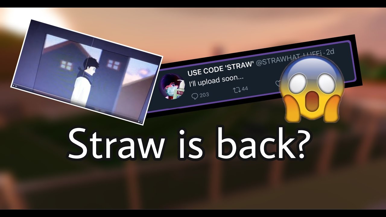 ROBLOX YOUTUBER STRAW IS BACK! - YouTube