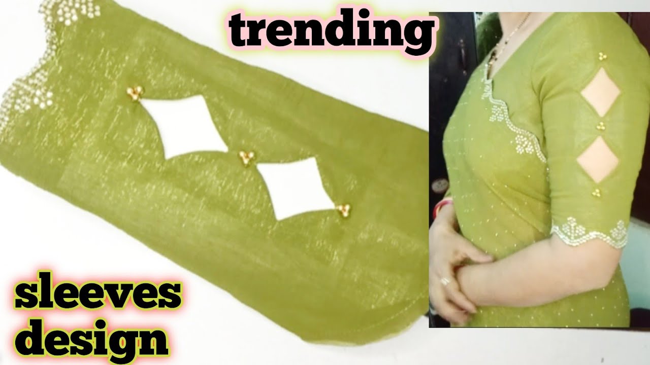 Blouse sleeve design cutting and stitching || Cut wala baju design ...