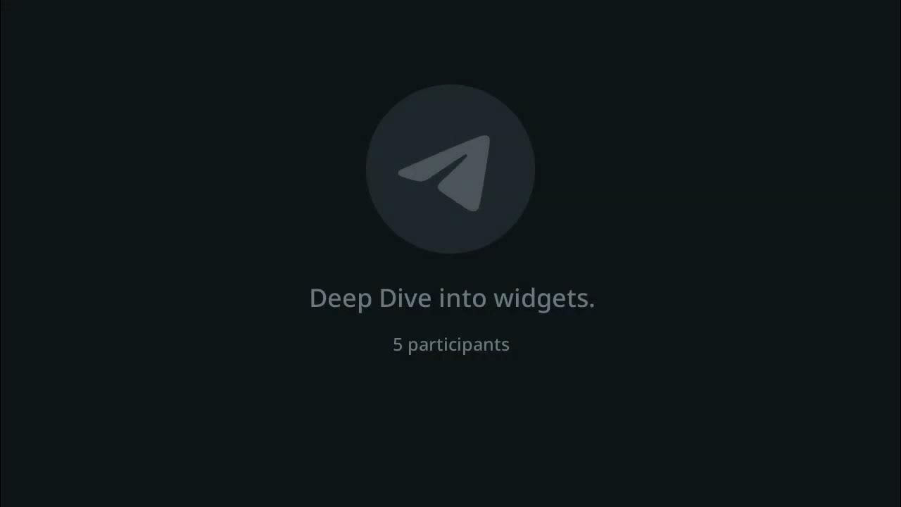 CLASS 6 DEEP DIVE INTO WIDGETS IN FLUTTER BOOTCAMPII - YouTube