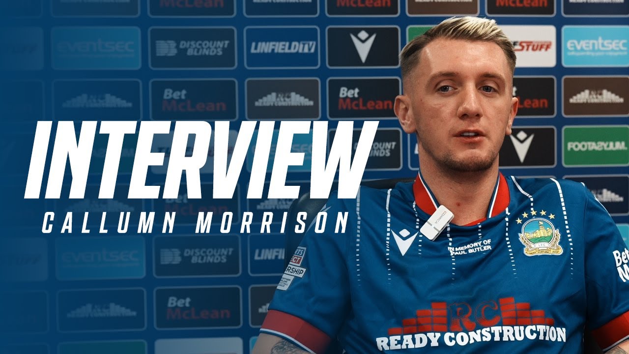 INTERVIEW | Callumn Morrison Signs for Linfield - YouTube