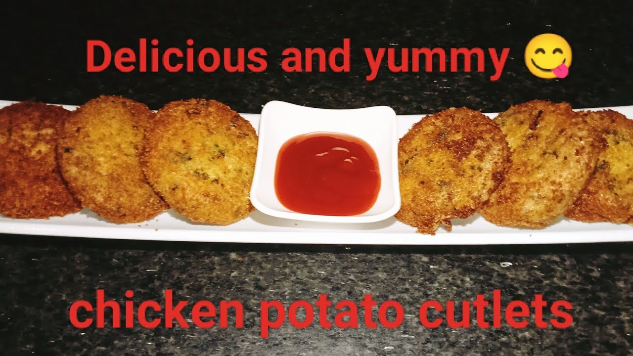 Chicken potato cutlets| tasty and yummy| easy and quick recipe - YouTube