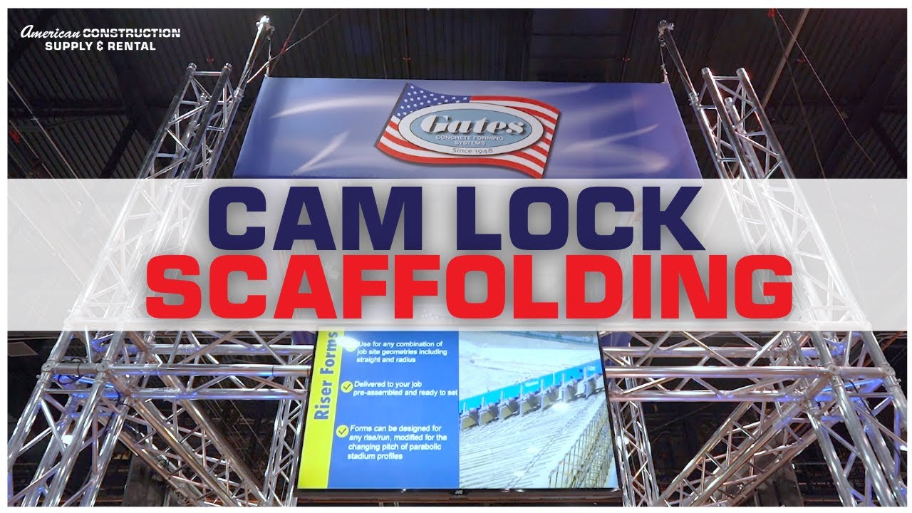 Cam Lock Scaffolding by Gates - YouTube
