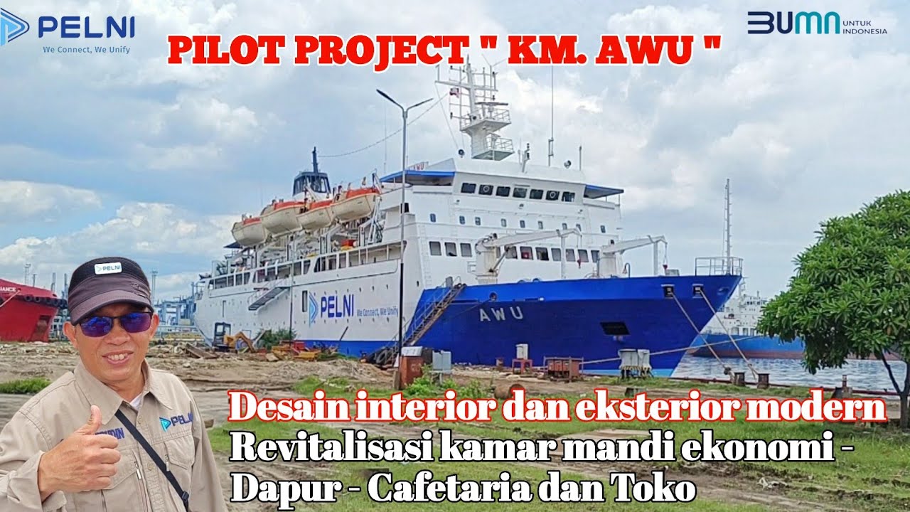 PROGRESS DOCKING KM. AWU || DKB 2 TANJUNG PRIOK - YouTube