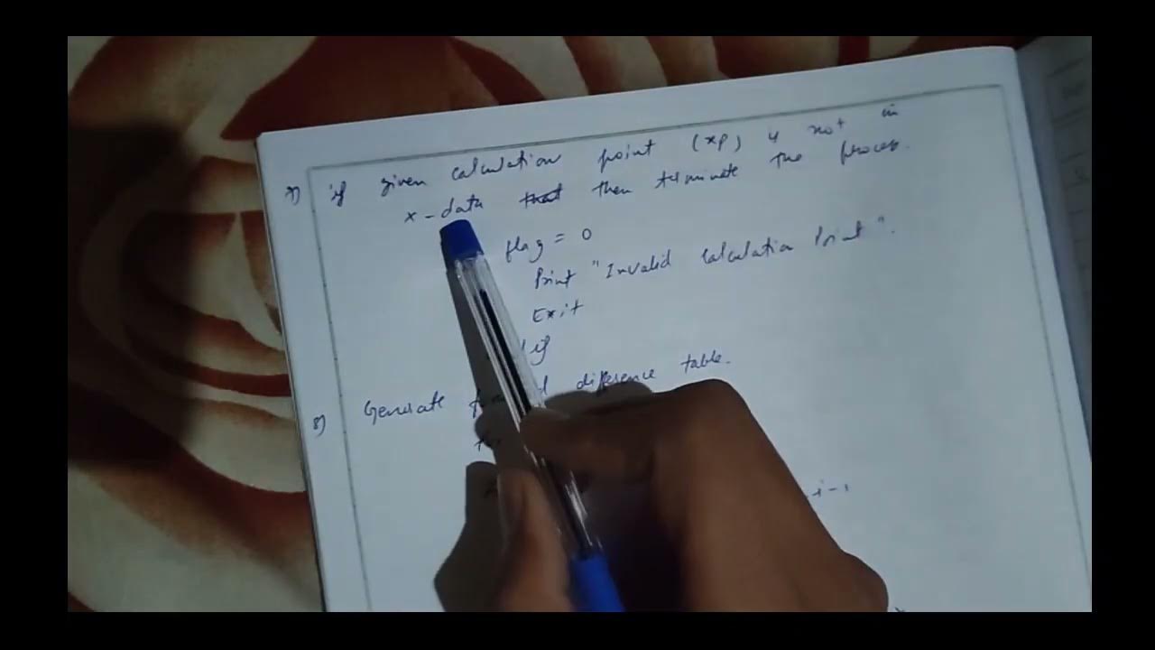 Computer Oriented Numerical Methods end semester exam - YouTube