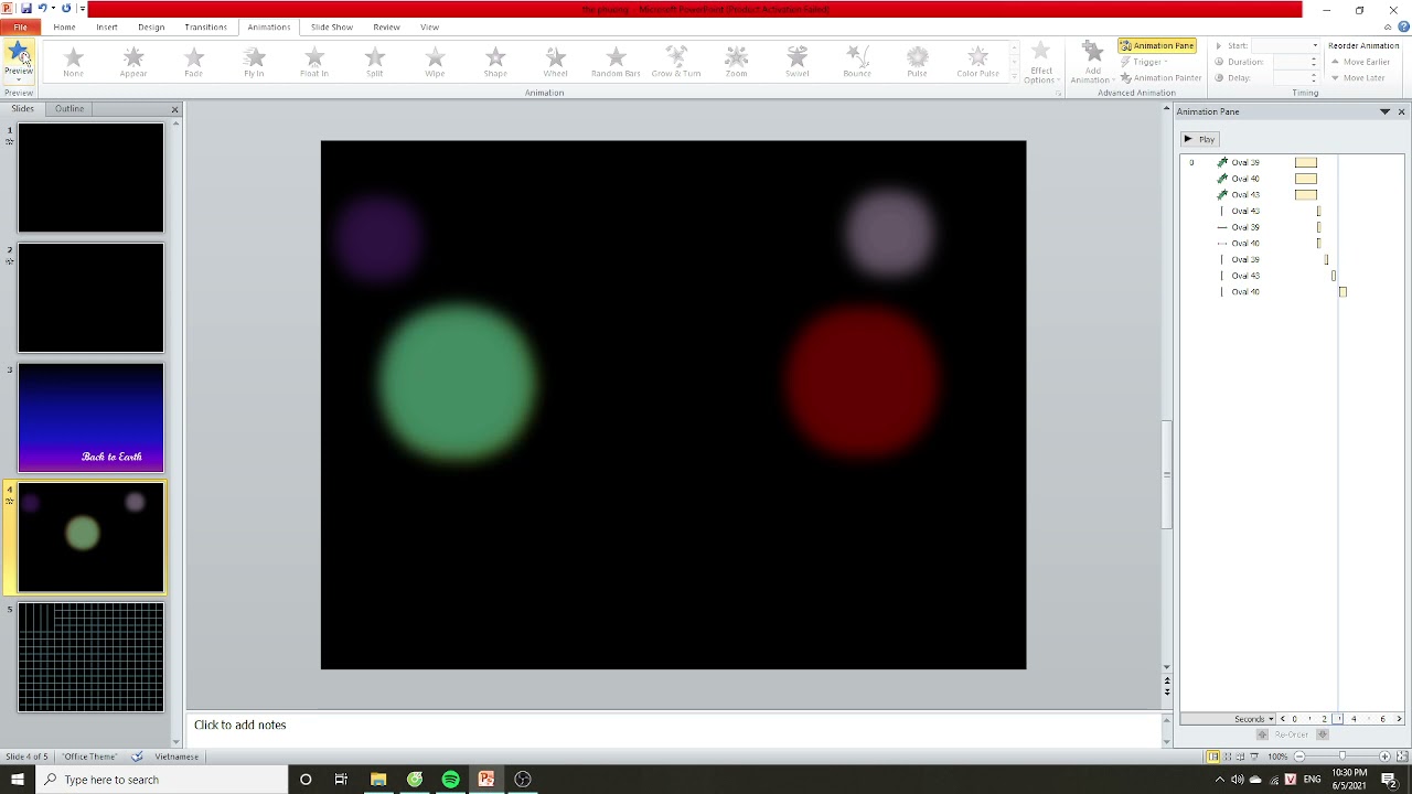 cool color blending in PowerPoint - YouTube