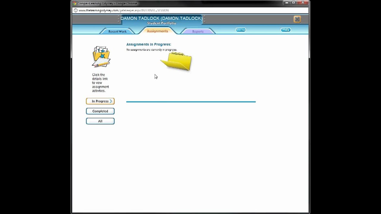 Compass Odyssey Parent Report Tutorial - YouTube