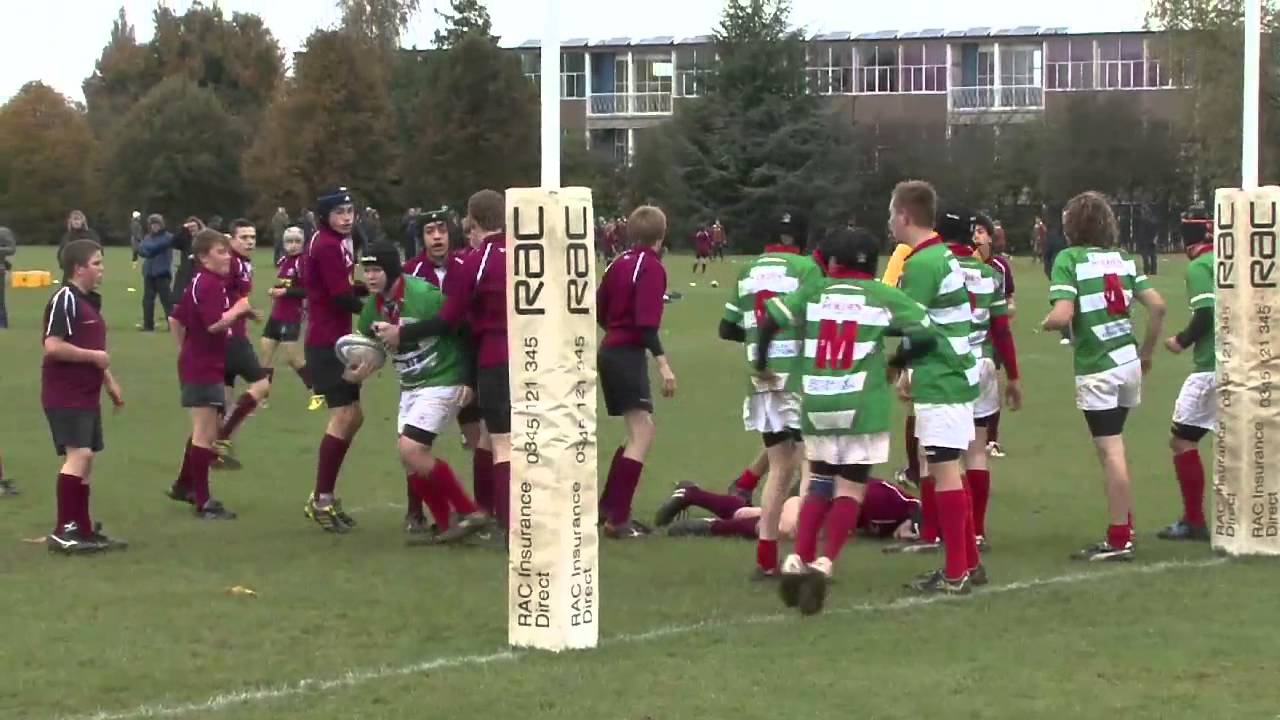 Hitchin RFC U14 v Cheshunt RFC - Sunday 28th October 2012 - YouTube