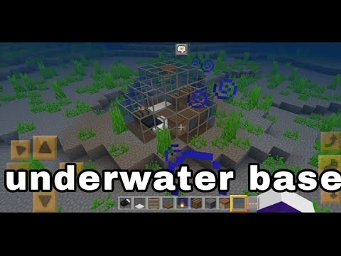 Minecraft : how to build underwater building - YouTube