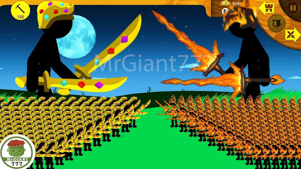 EPIC GOLDEN SWORDWRATH VS EPIC PYROBLAZE SWORDWRATH, FINAL BOSS | Stick ...