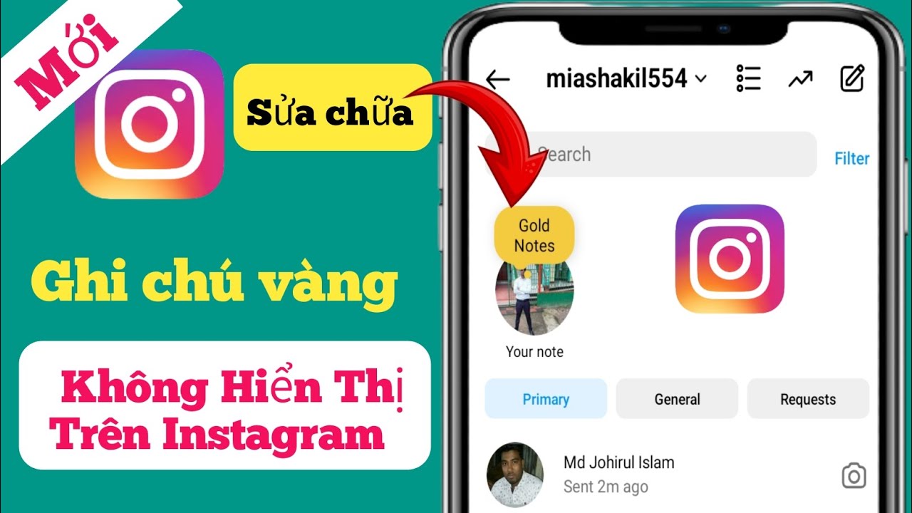 Cách Nhận Ghi Chú Vàng Trên Instagram 2024 | Cách Thêm Ghi Chú Vàng ...