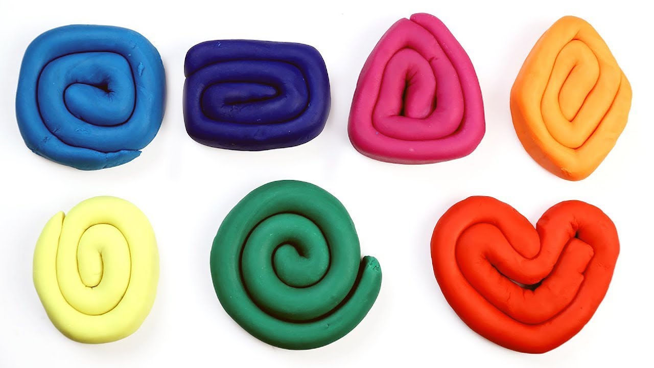 Learn Shapes With Play Doh | Shapes For Children | Square | Rectangle ...