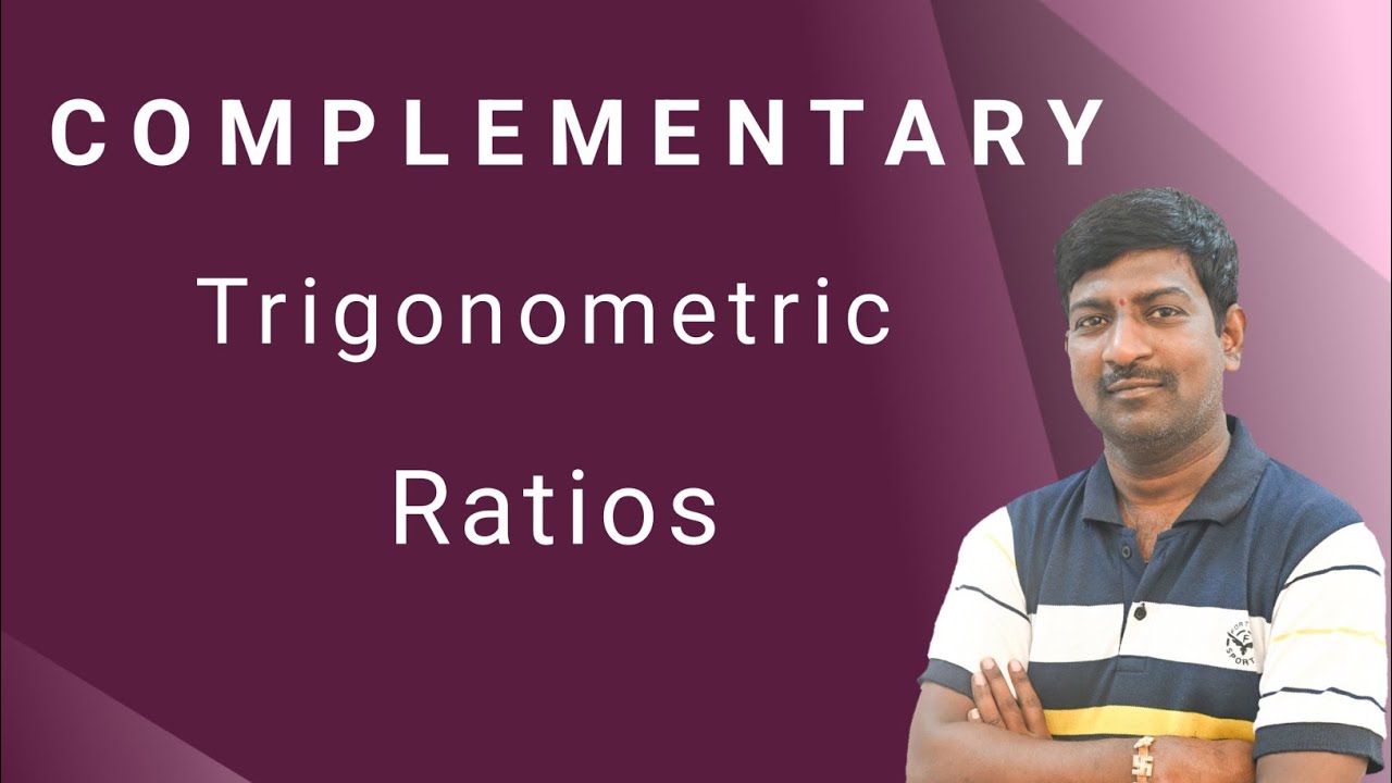 Trigonometry Exercises 11.3 complementary Trigonometry Ratios - YouTube