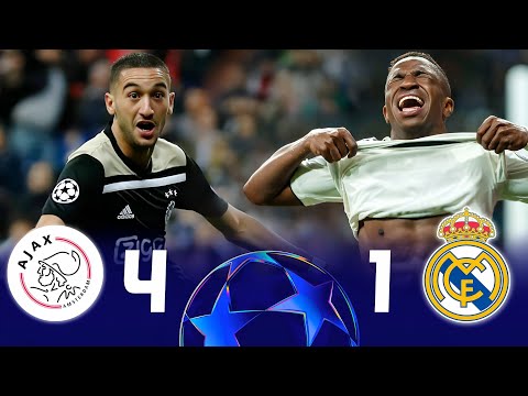 Ziyech humiliates Real Madrid in UCL shocker 🤯🔥 ◄Real Madrid 1-4 Ajax❯ [2019] \