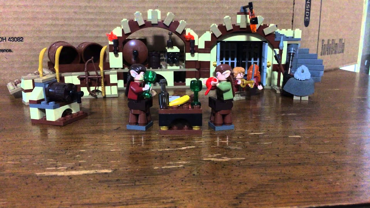 Stop motion Lego hobbit barrel escape - YouTube