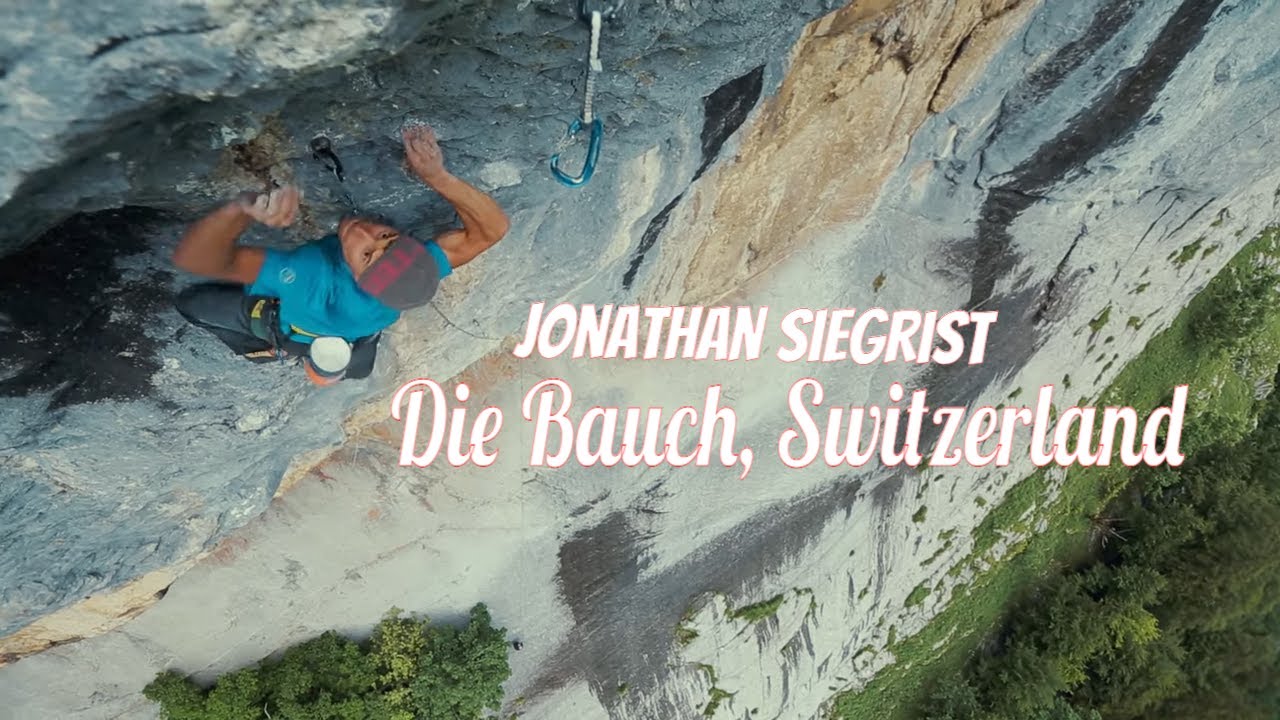 Jonathan Siegrist climbing at a beautiful Swiss Crag - YouTube