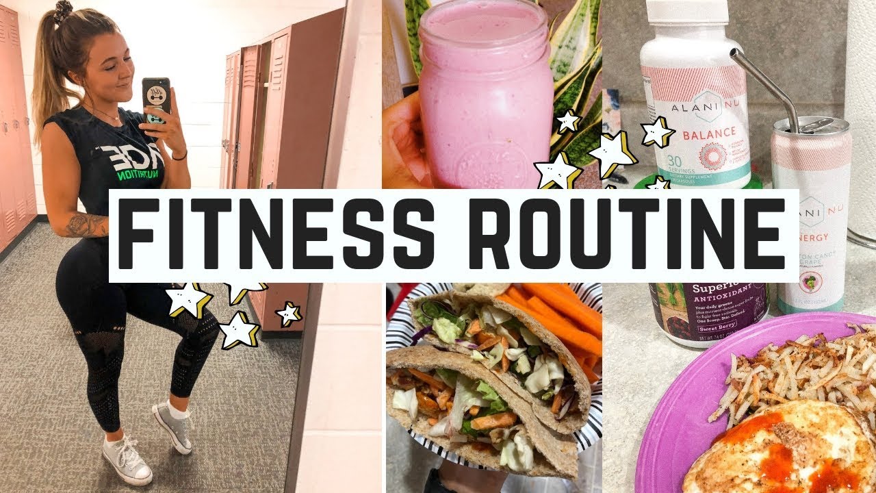 MY FITNESS ROUTINE - YouTube