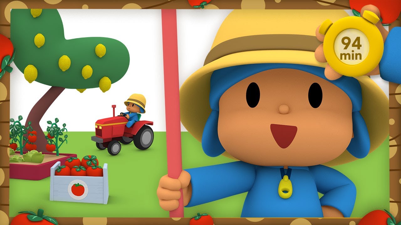 🐮 POCOYO AND NINA - I Want To Be A Farmer [94 min] | ANIMATED CARTOON ...