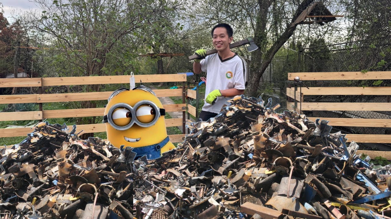 We make a Minion from dump - YouTube