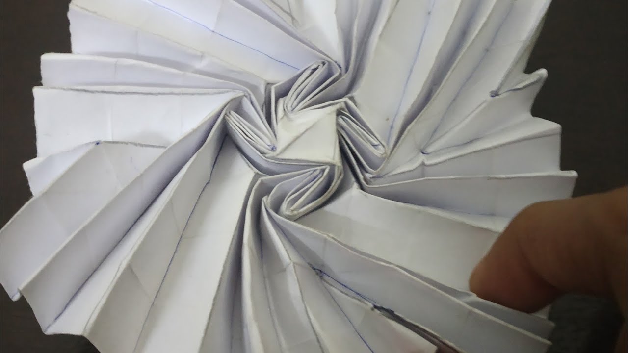 Origami Whirlpool flasher tutorial part 2 (Alex Tito) - YouTube