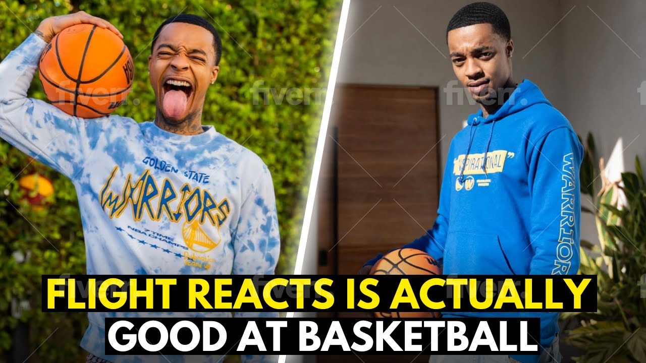 IS FLIGHTREACTS GOOD AT BASKETBALL!? - YouTube