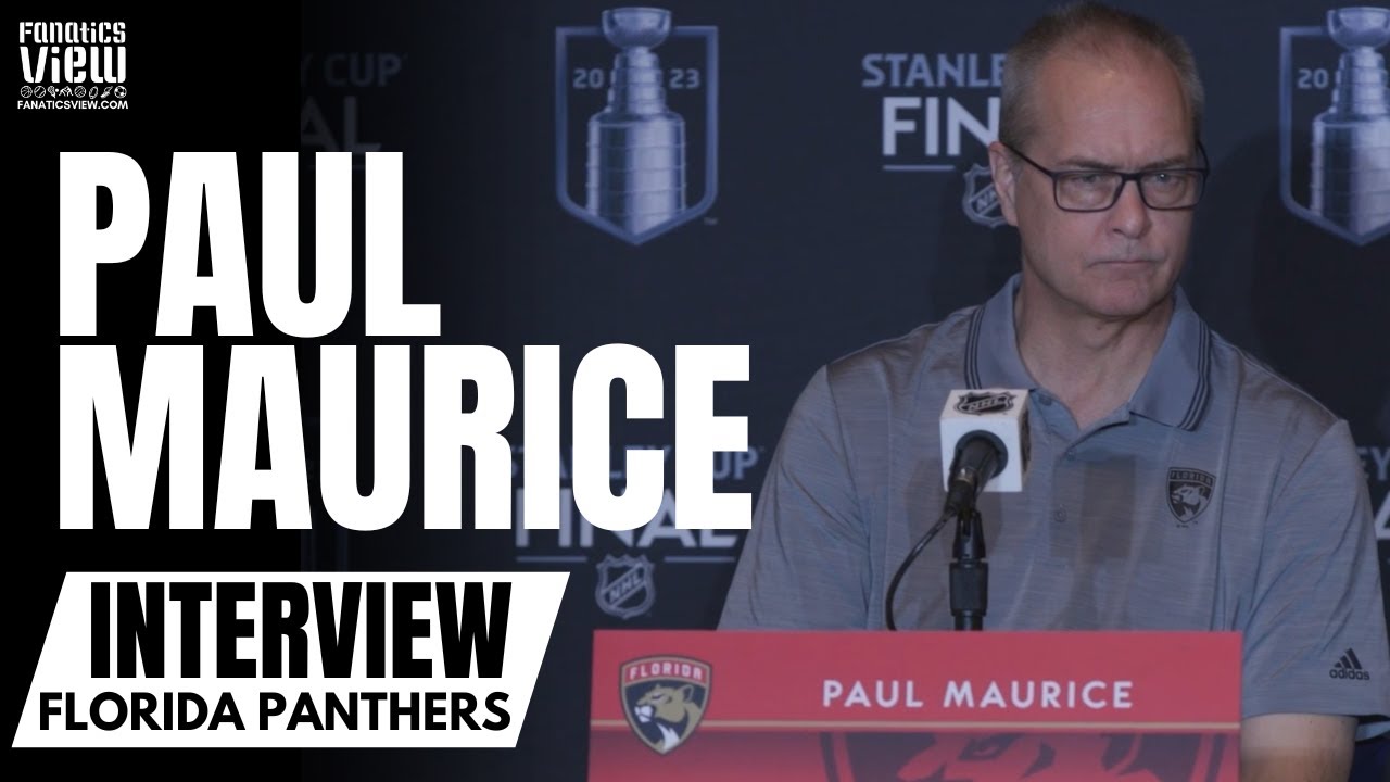 Paul Maurice Reflects on Stanley Cup Finals GM1 vs. Vegas, Eric Staal ...