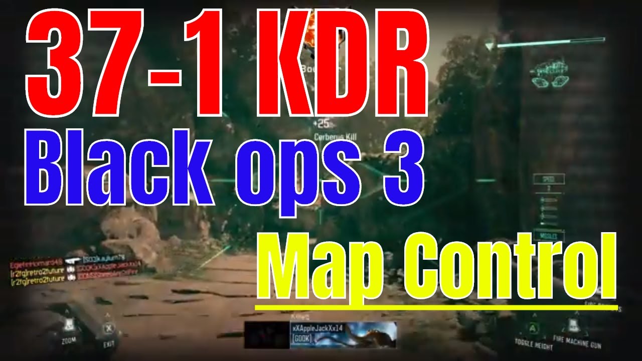 black ops 3: Hunted map control 37-1 kdr - YouTube
