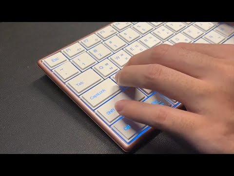 [ASMR] 1 hour 앱코 TOS200 펜타그레프 블루투스 키보드 ABKO TOS200 Scissor-Switch keyboard typing no talking ...