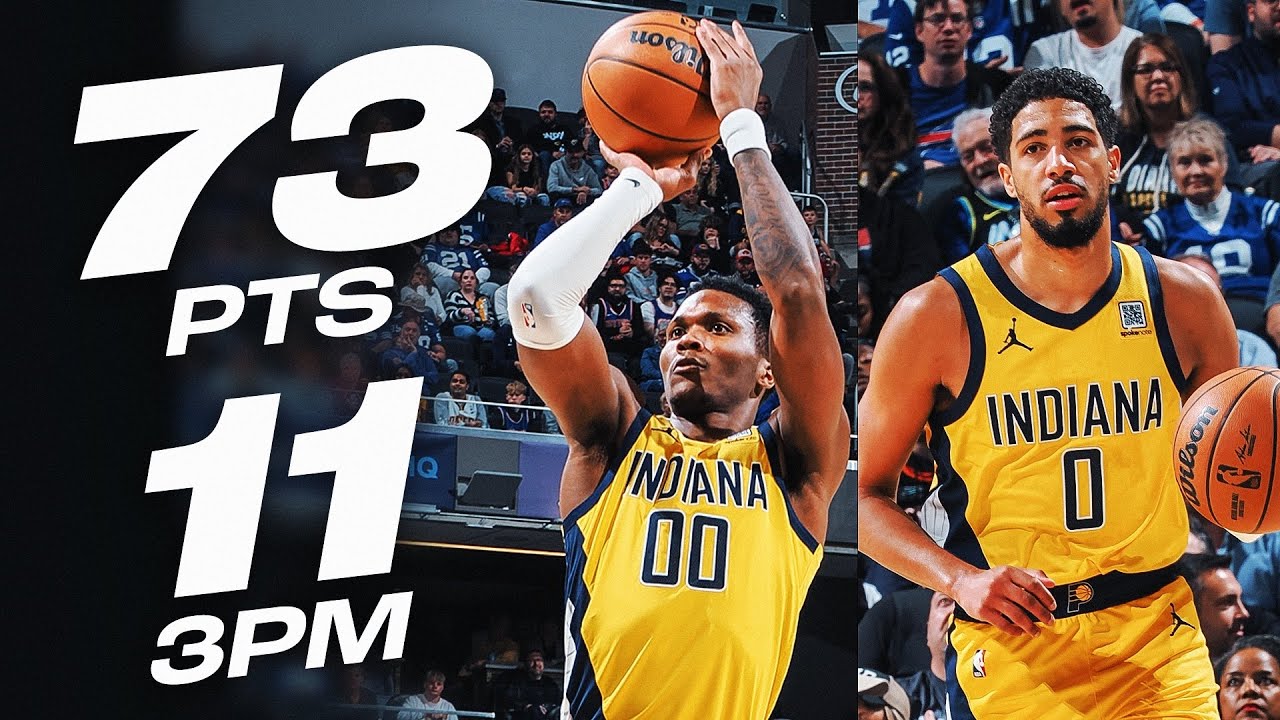 Tyrese Haliburton Drops Double-Double & Bennedict Mathurin Drops Career ...