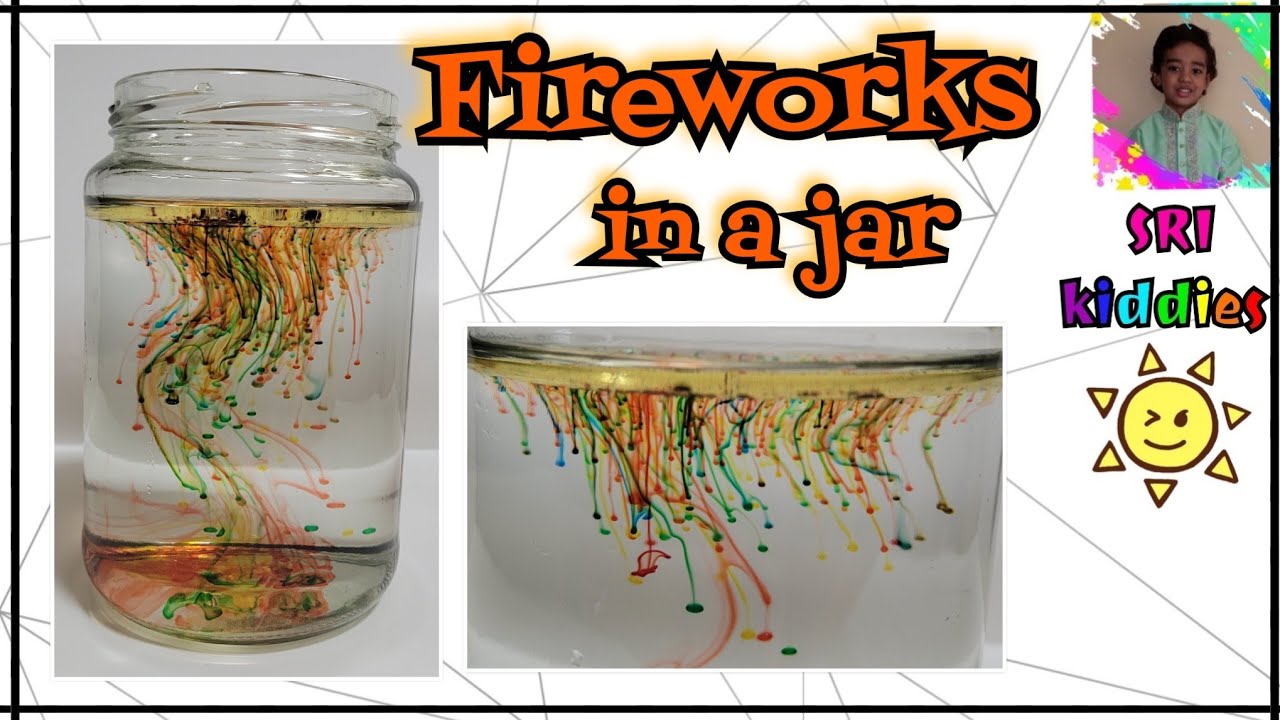 Underwater Fireworks | Fireworks in a jar | Kids Friendly Fireworks ...