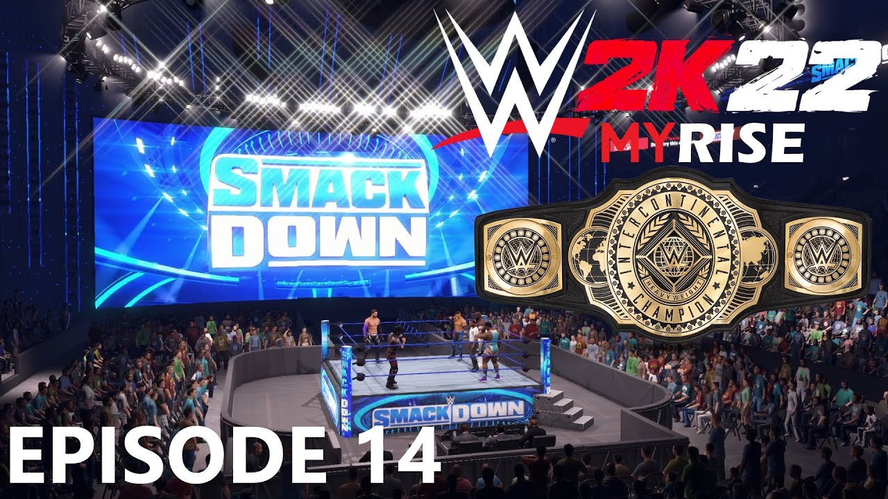WWE 2K22 MyRise | Nathan Blake | Episode 14 - First belt in SmackDown ...