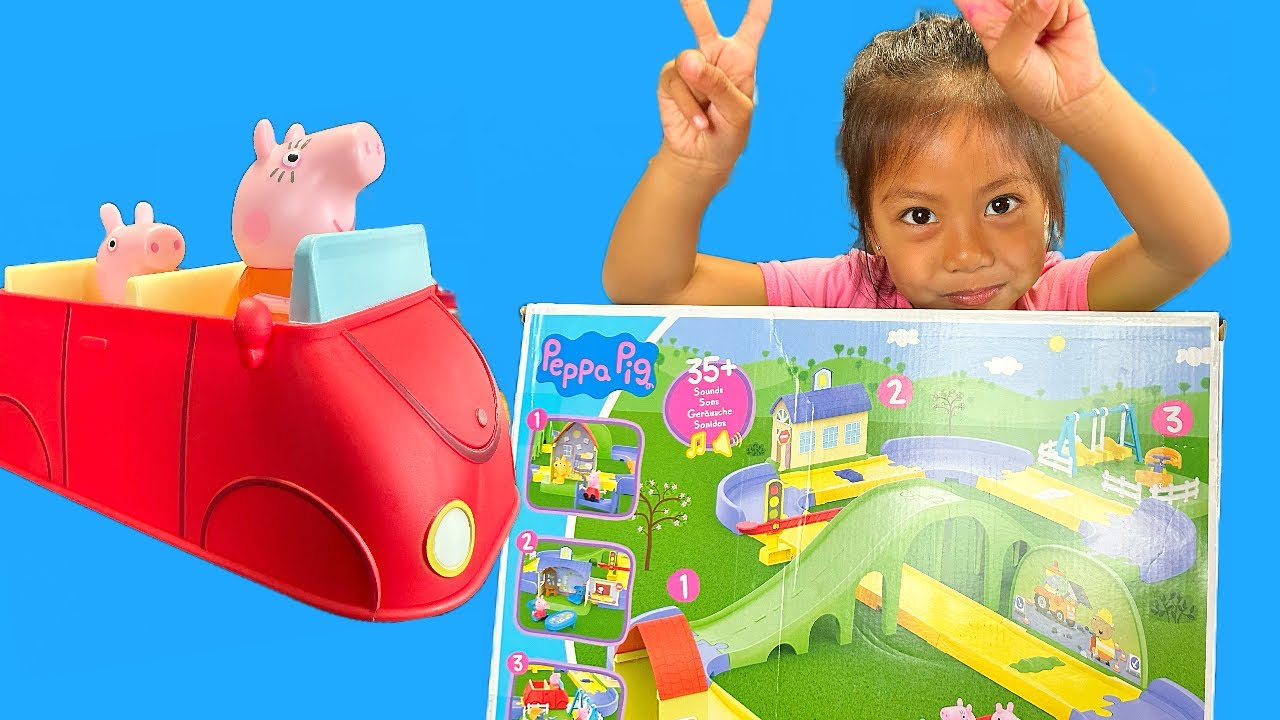 Dhaynna Bought Peppa Pig Toys Play Set at Toys R Us - YouTube