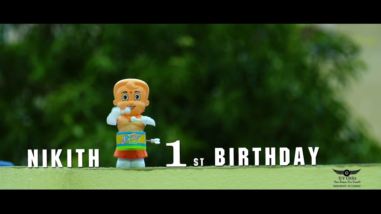 Nikith 1st Birthday Cinematic teaser - YouTube