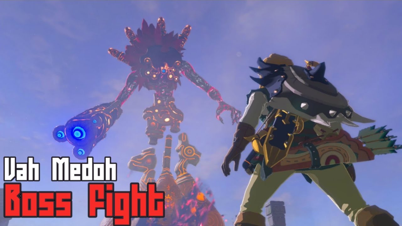 Vah Medoh Boss Fight - Zelda Breath of the Wild - YouTube