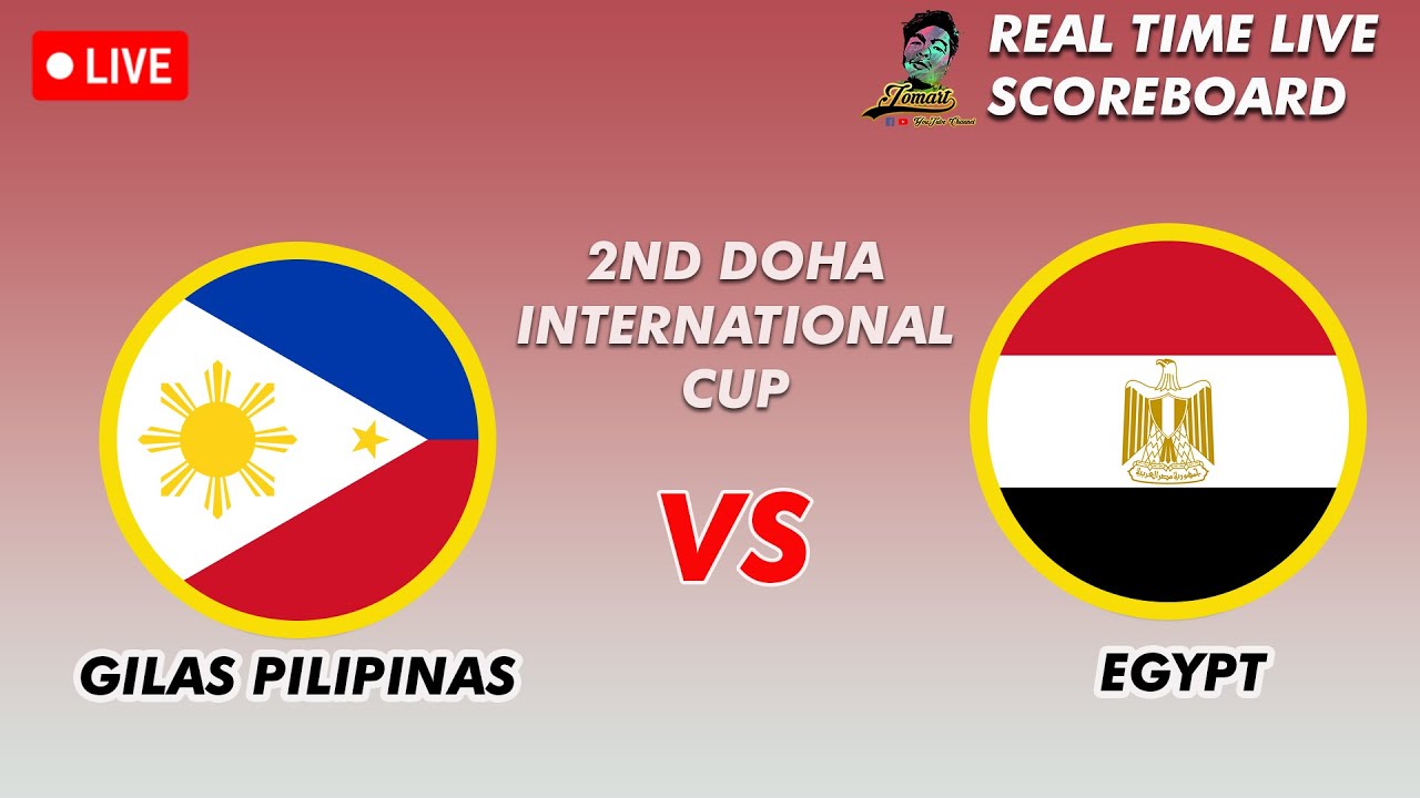 🔴LIVE GILAS PILIPINAS VS EGYPT 2ND DOHA INTERNATIONAL CUP 2025 02-16 ...