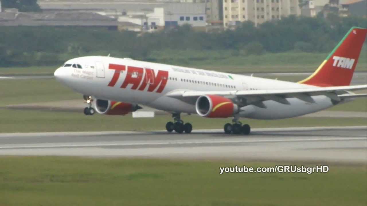 [ HD ] TAM A330-203 "Old Livery" at Guarulhos GRU / SBGR - YouTube