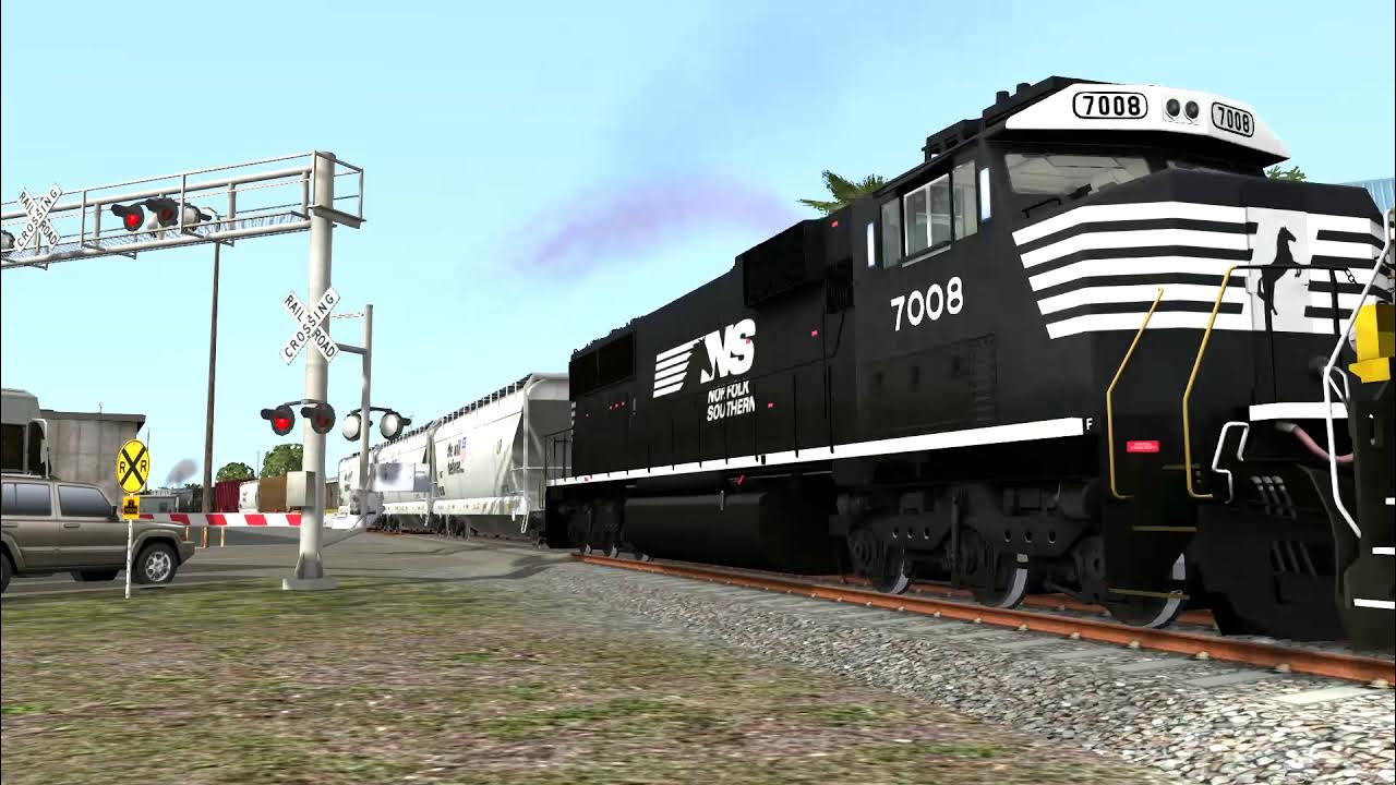 BNSF 5533 Meets CSX 7868 - YouTube