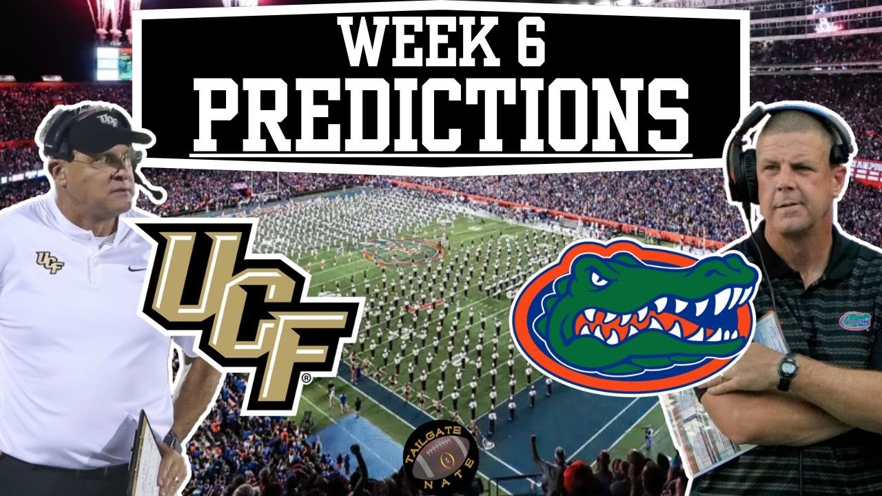 UCF vs Florida Week 6 Predictions - YouTube