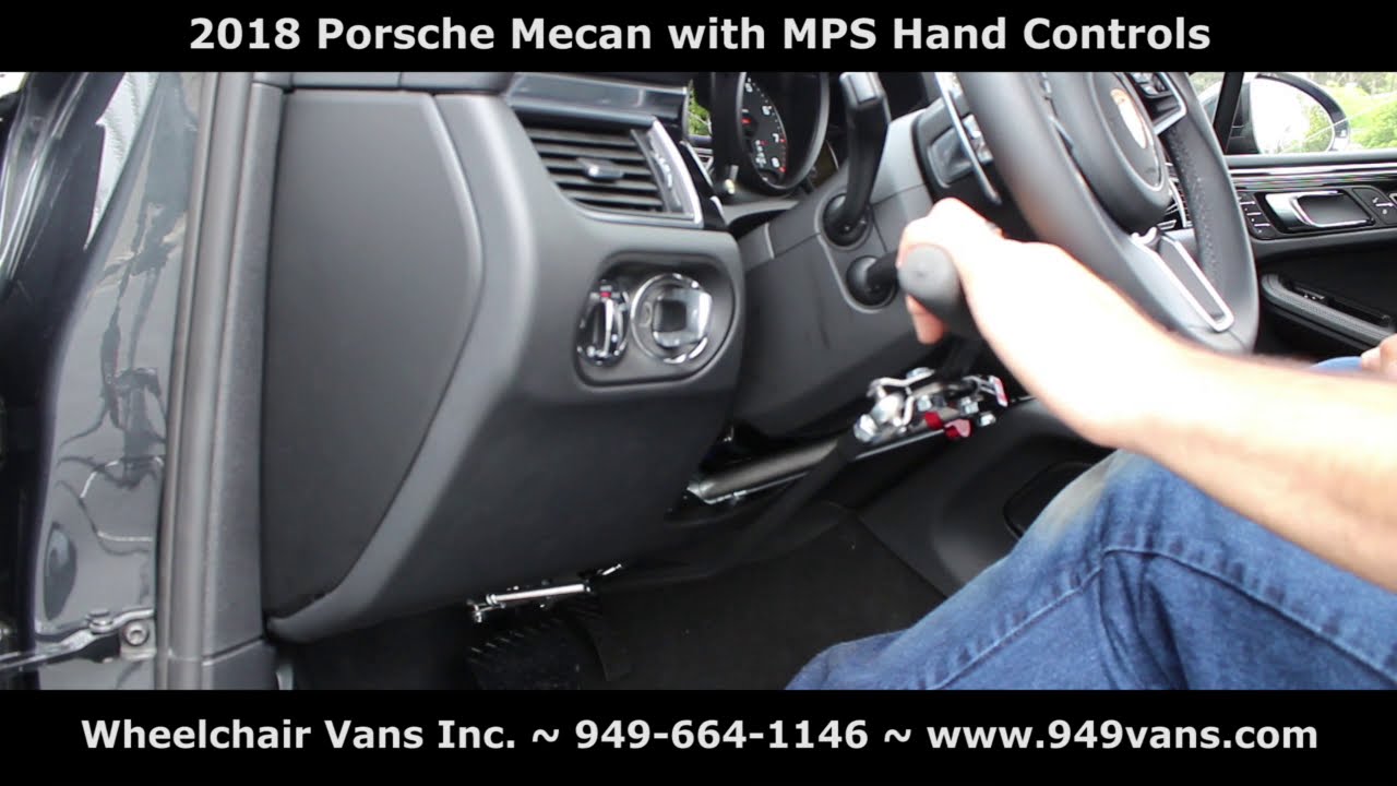 How it Works 2018 Porsche Mecan with MPS Monarch Hand Controls - YouTube