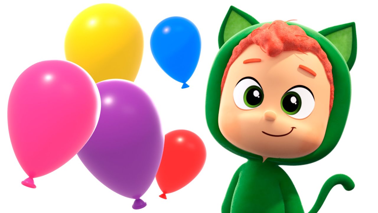 Cat’s Balloons - Lea & Pop educational videos - YouTube