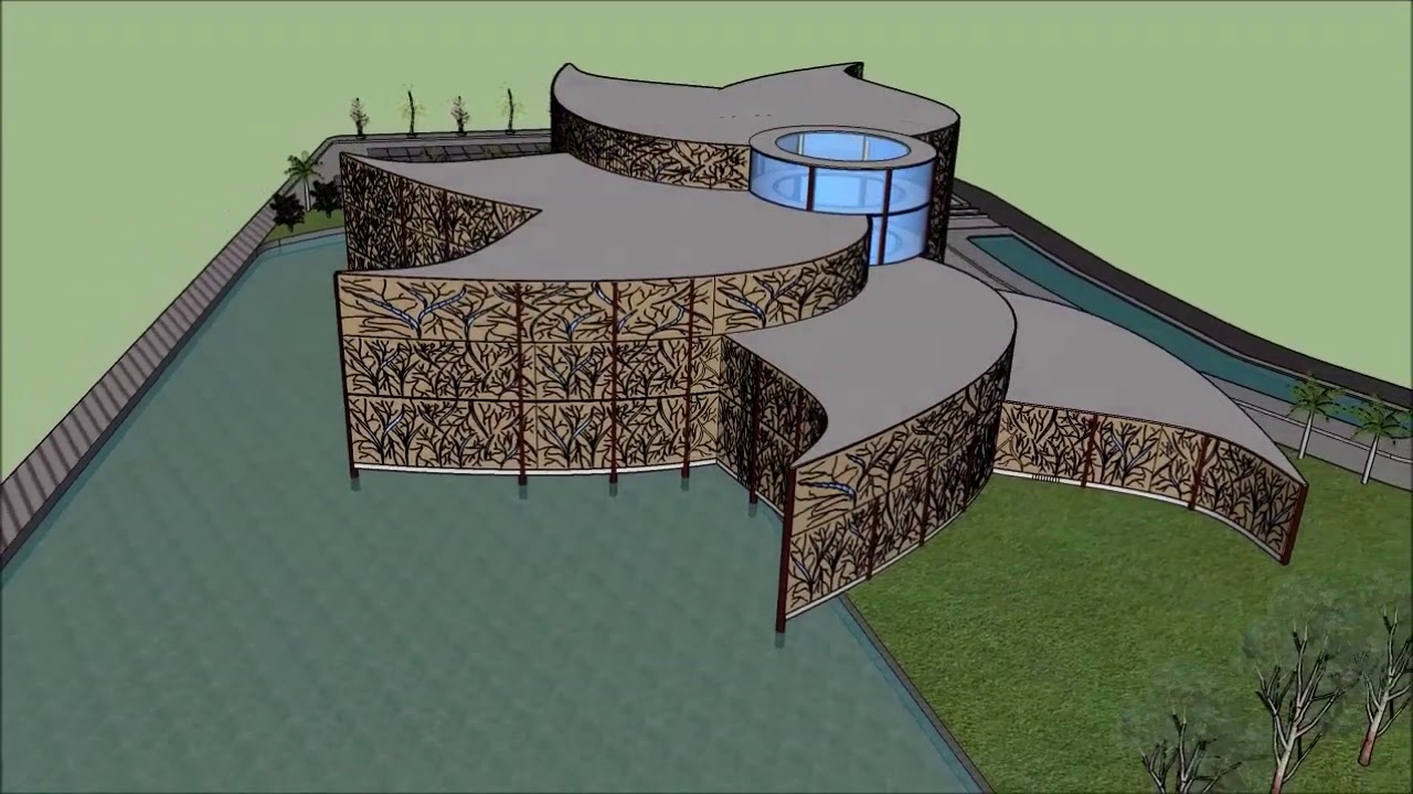 animasi desain museum history of aceh - YouTube