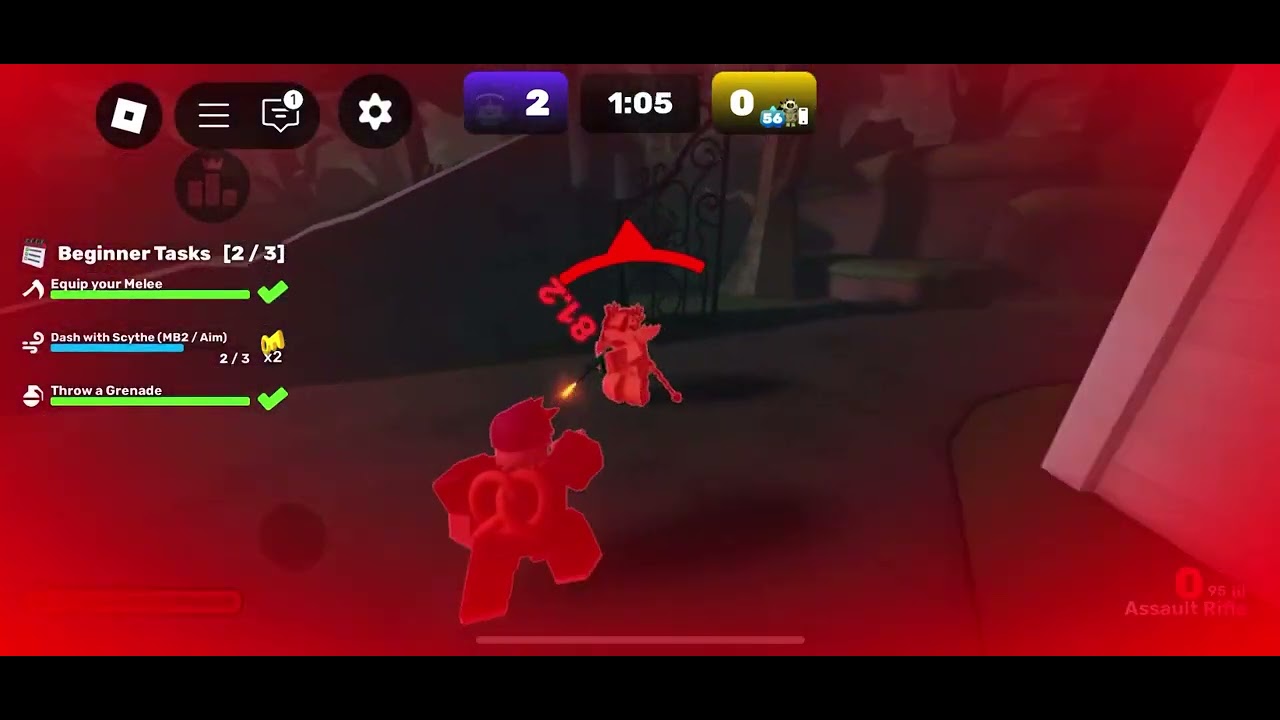 Playing rivals noob mode 🤣 - YouTube