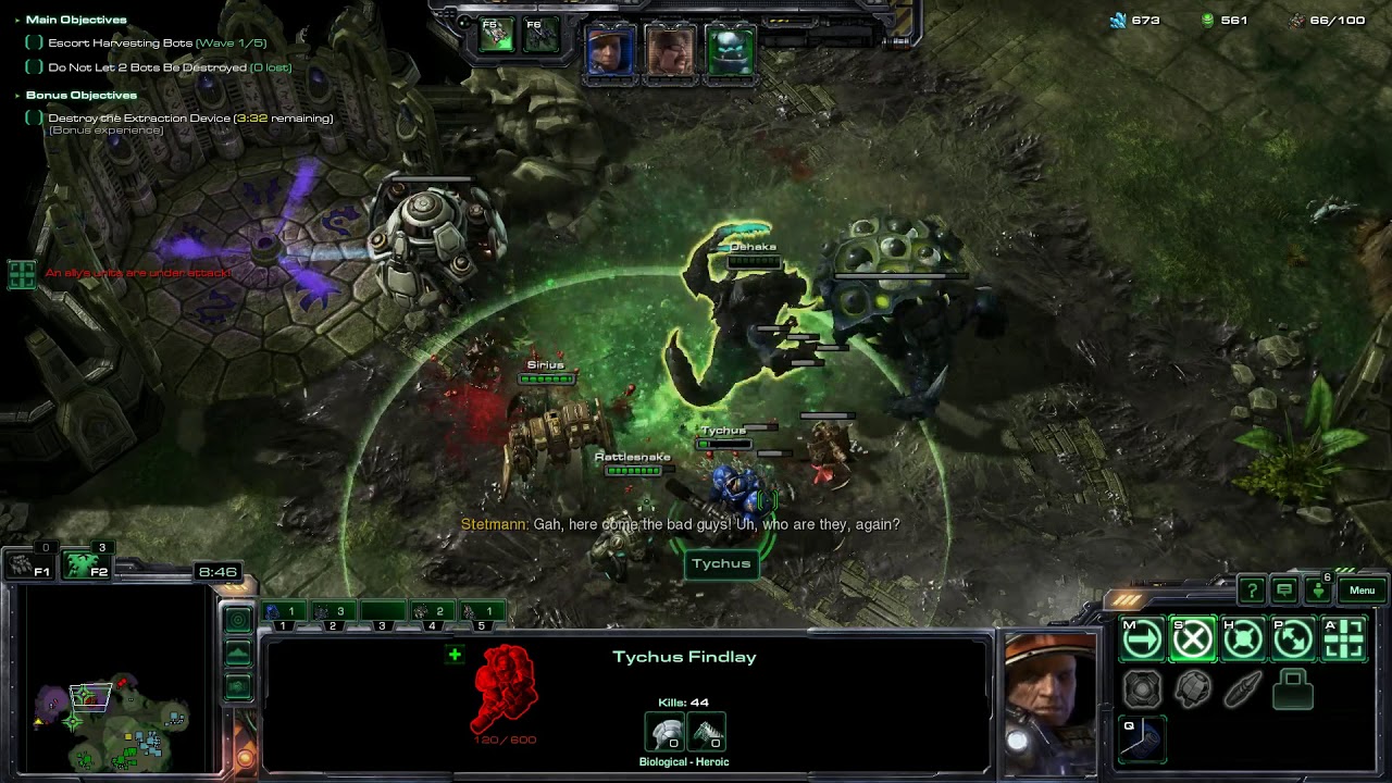 StarCraft 2 Co-op: Tychus Level 11 - YouTube