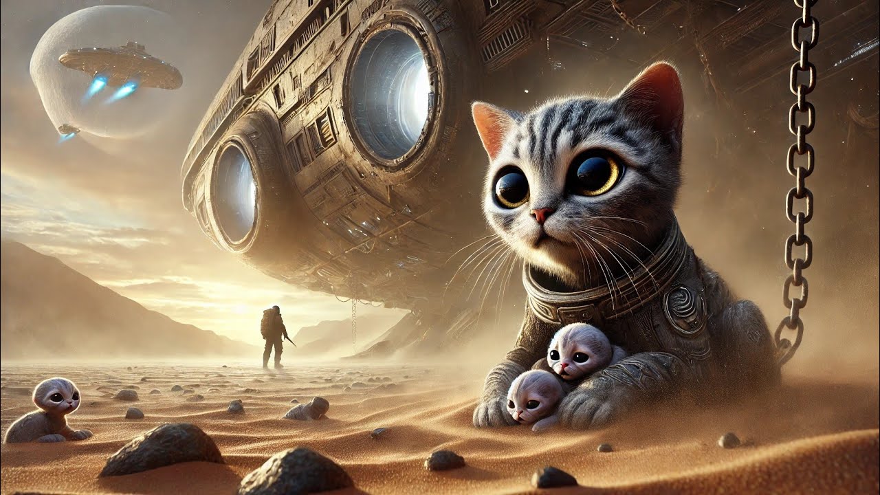 Chained to a Ship with Her Babies, the Alien Cat Braces for the End ...