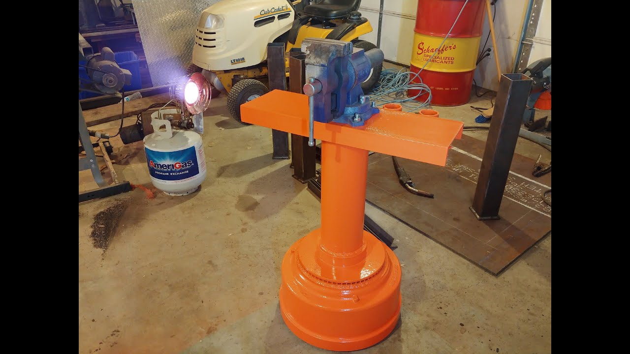 Vise Stand Build - YouTube