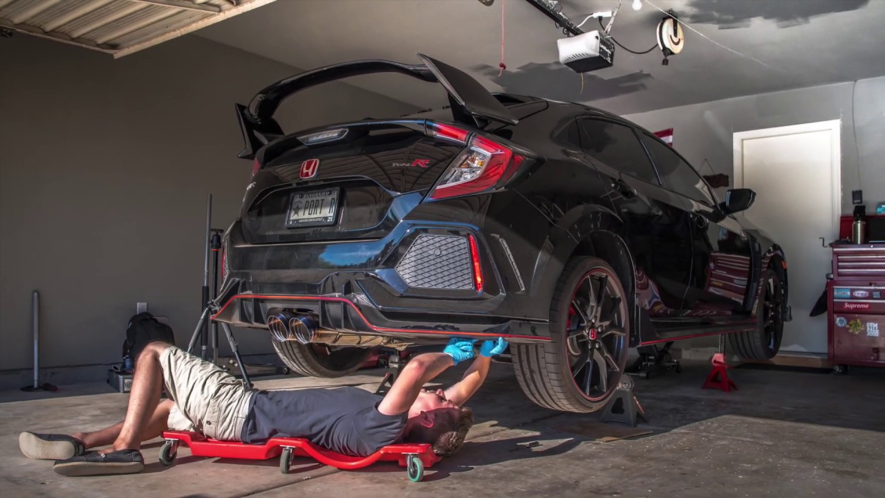 J's Racing Exhaust Honda Type R Sound Test - YouTube