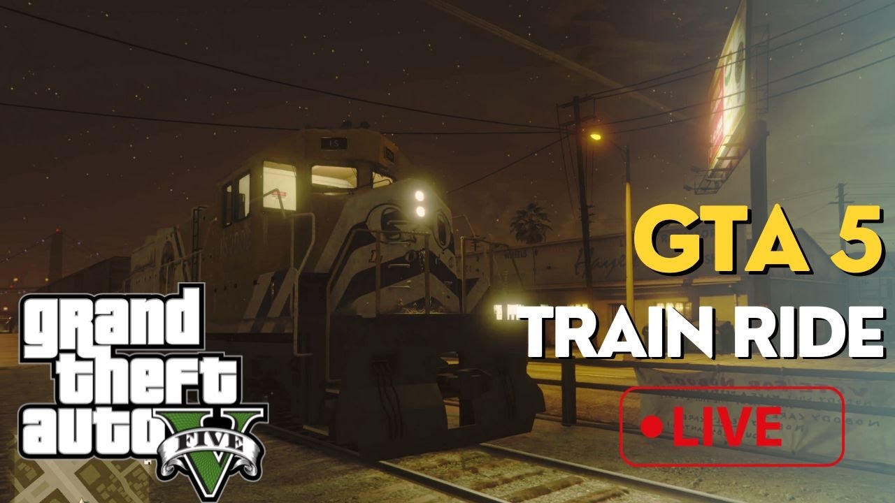 GTA 5 Train ride | Full city tour | HD Gameplay #gta #gaming - YouTube