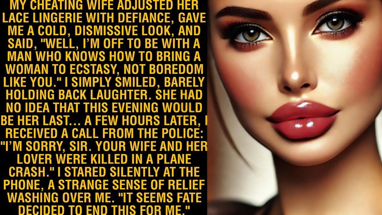 MY CHEATING WIFE ADJUSTED HER LACE LINGERIE WITH DEFIANCE, GAVE ME A COLD, DISMISSIVE LOOK, AND ...