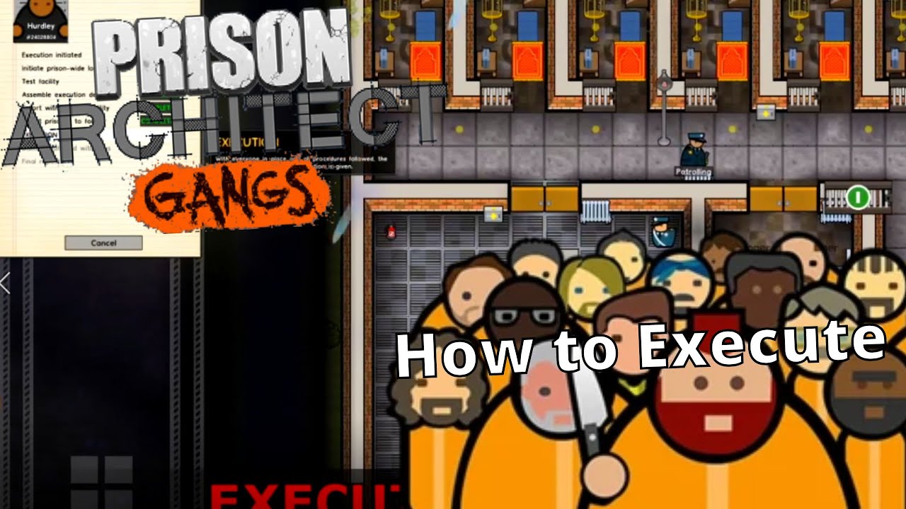 How to Execute a Prisoner in Prison Architect #33 - YouTube