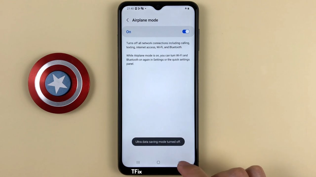 Airplane mode on Samsung A04s Android 13 - YouTube