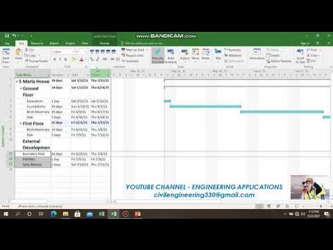 MS Project Indent & Outdent Lec 2 - YouTube